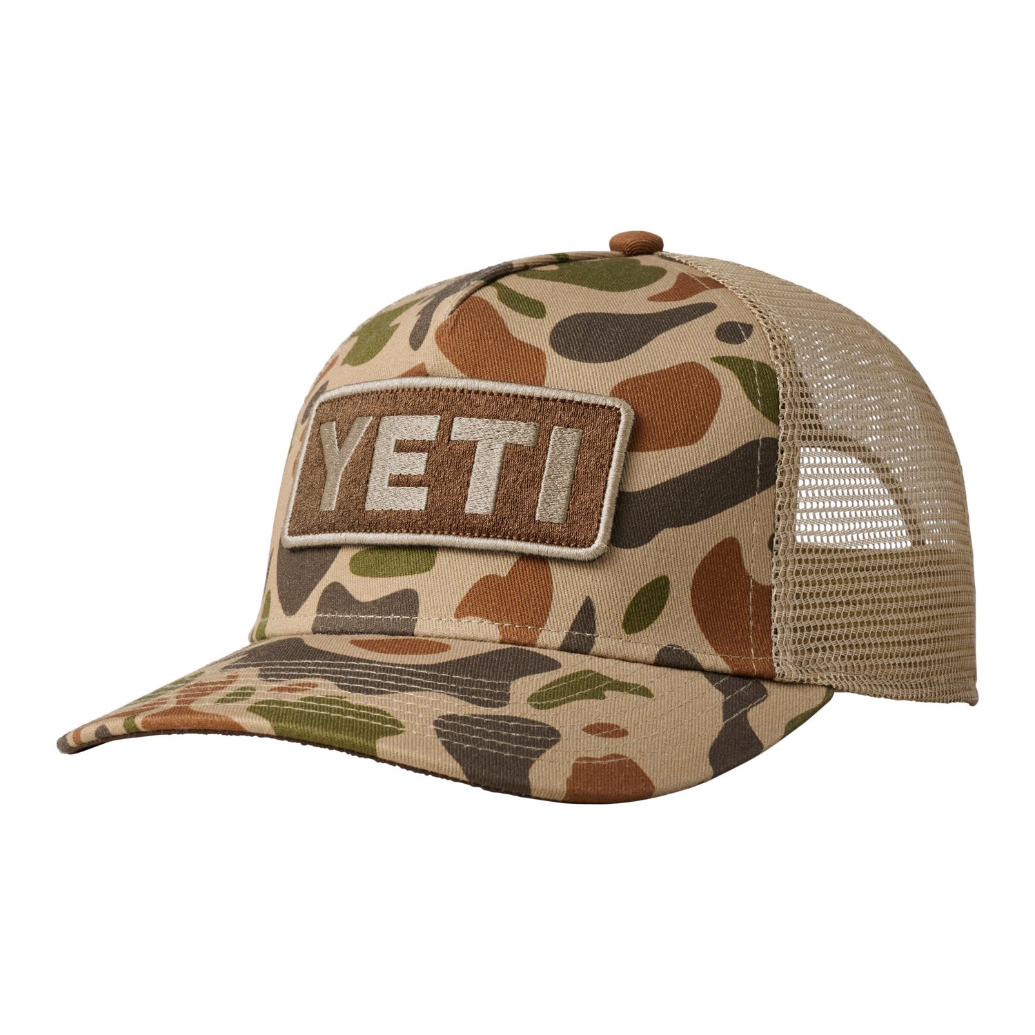 YETI Adults' Full Camo Logo Trucker Hat | Academy