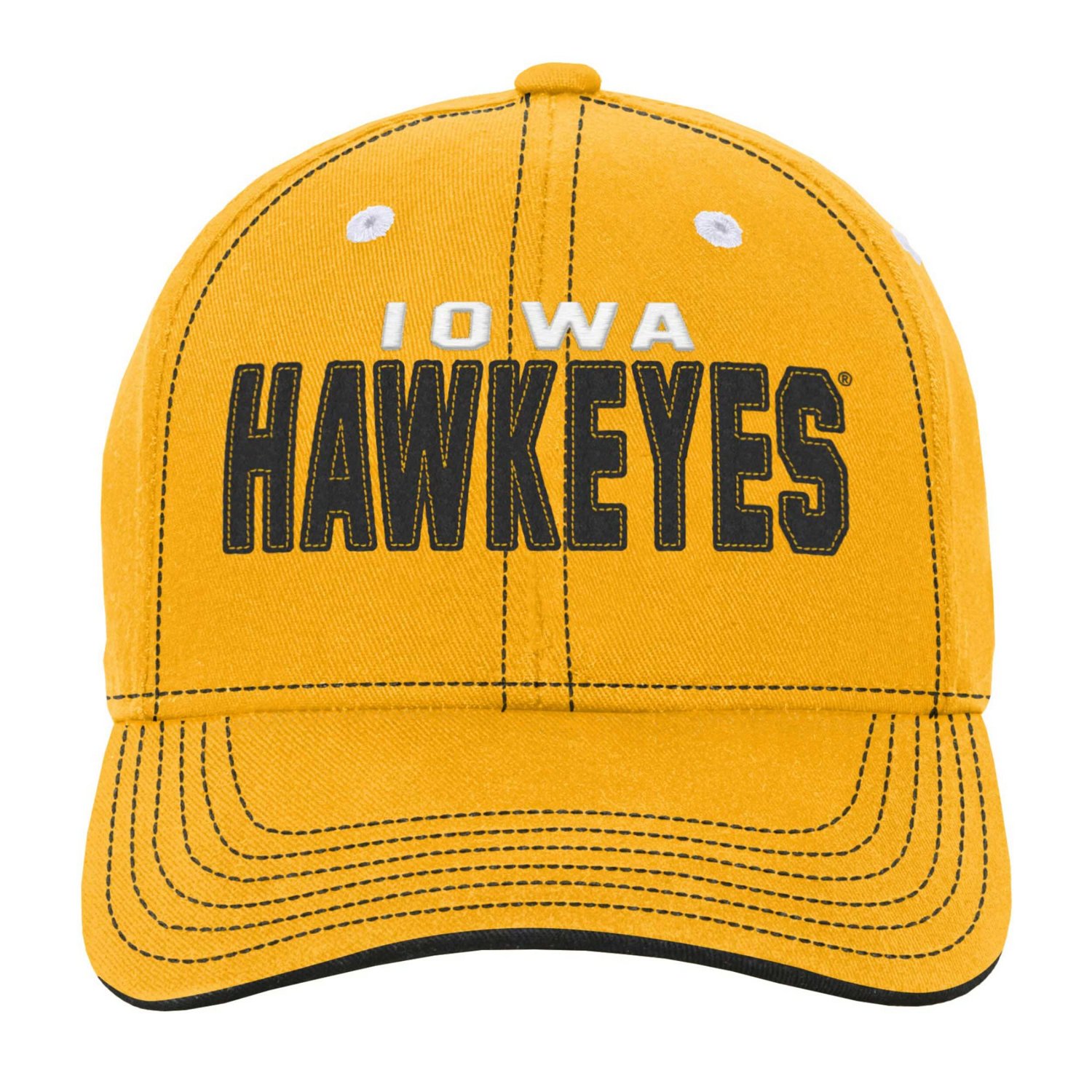 Youth Iowa Hawkeyes Old School Slouch Adjustable Hat | Academy