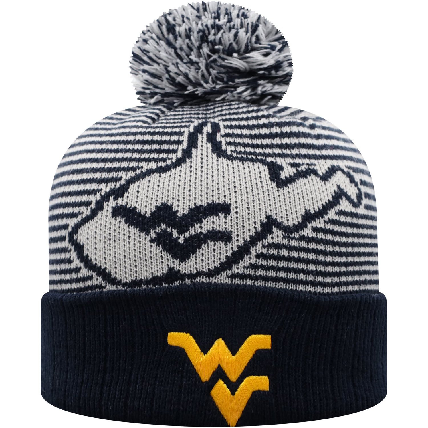 Youth Top of the World West Virginia Mountaineers Line Up Cuffed Knit ...