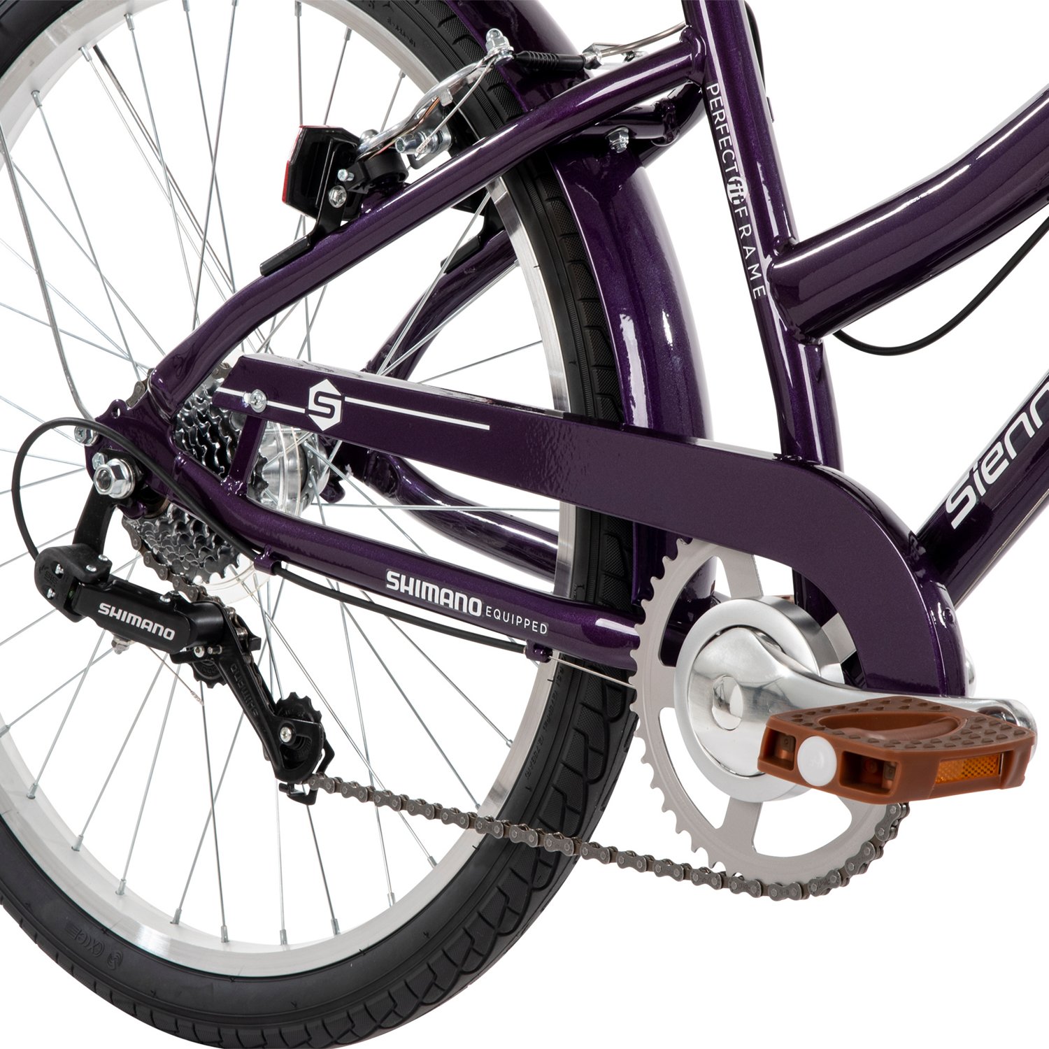 Huffy Girls' Sienna 24 in 7-Speed Comfort Hybrid Bike | Academy