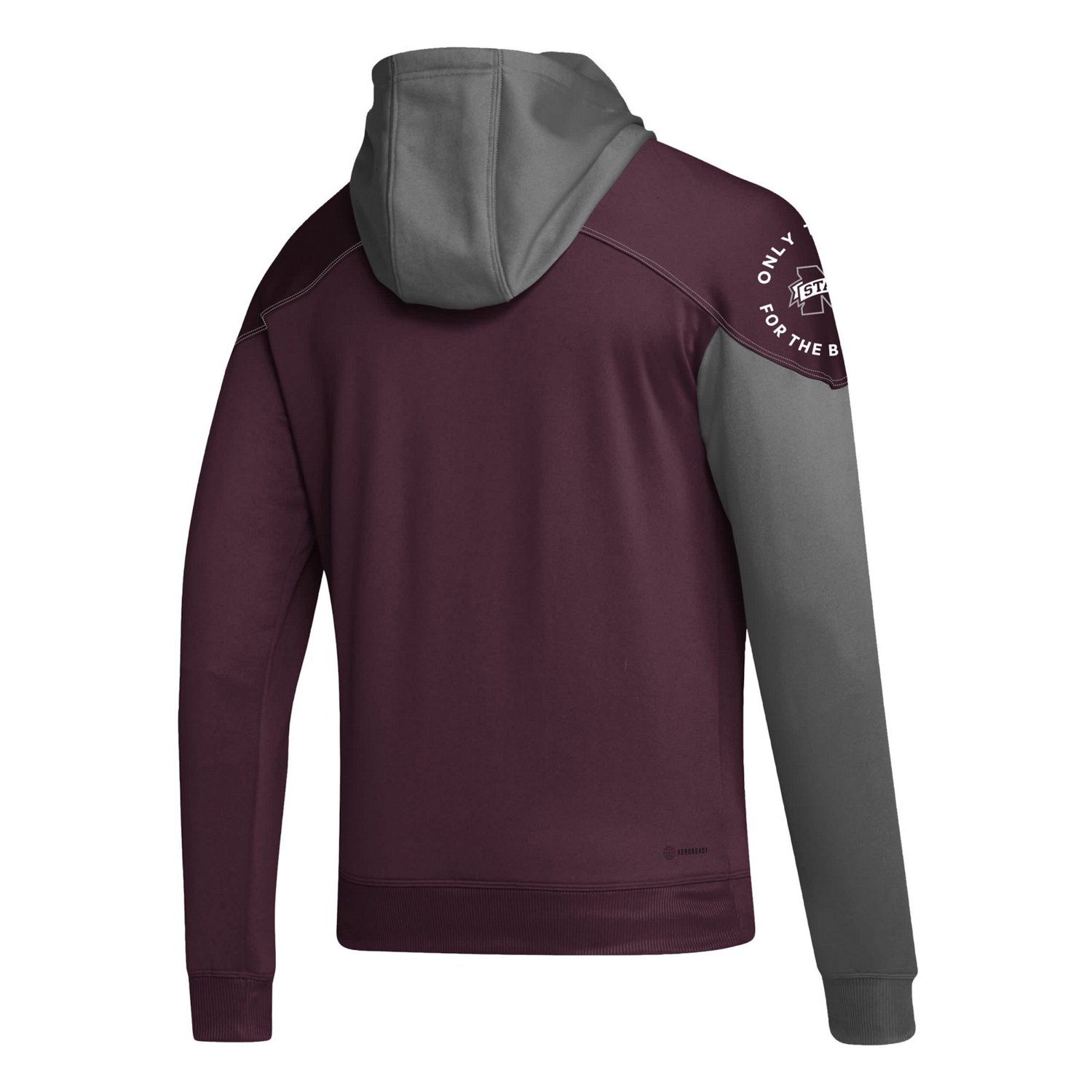 adidas Mississippi State Bulldogs Block Stadium Pullover Hoodie | Academy