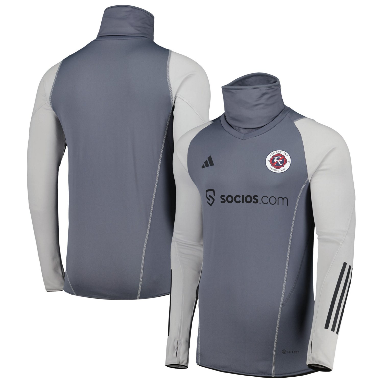 adidas New England Revolution Warm Raglan COLDRDY Top | Academy