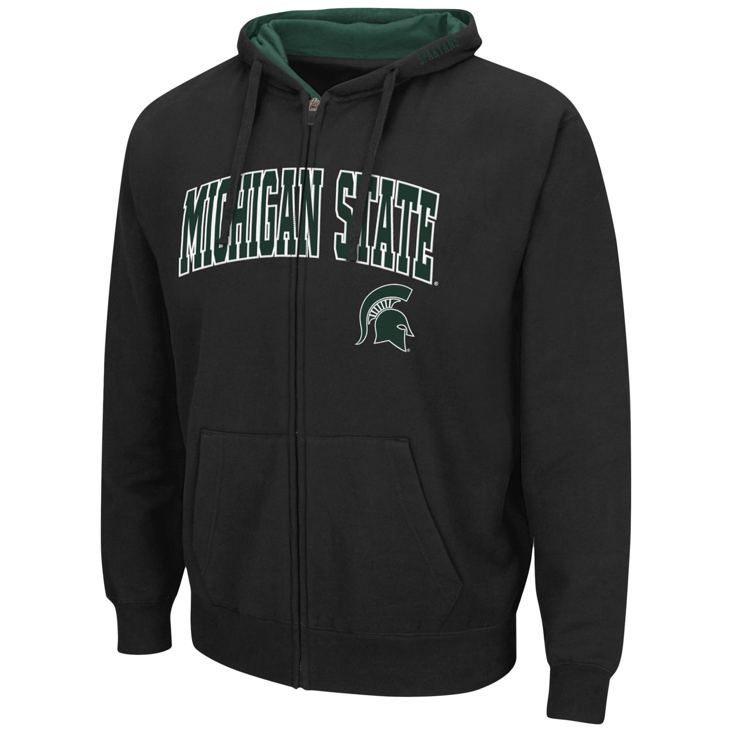 Colosseum Michigan State Spartans Arch Logo 30 Full-Zip Hoodie | Academy