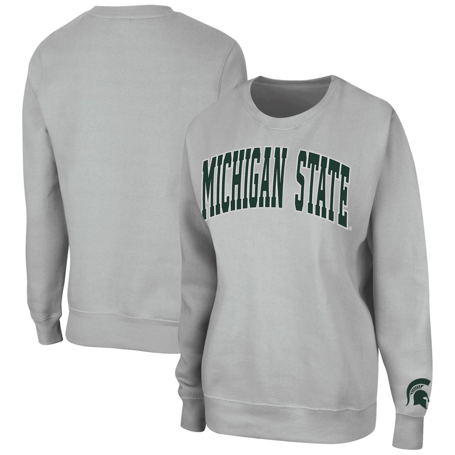 Colosseum Michigan State Spartans Campanile Pullover Sweatshirt | Academy
