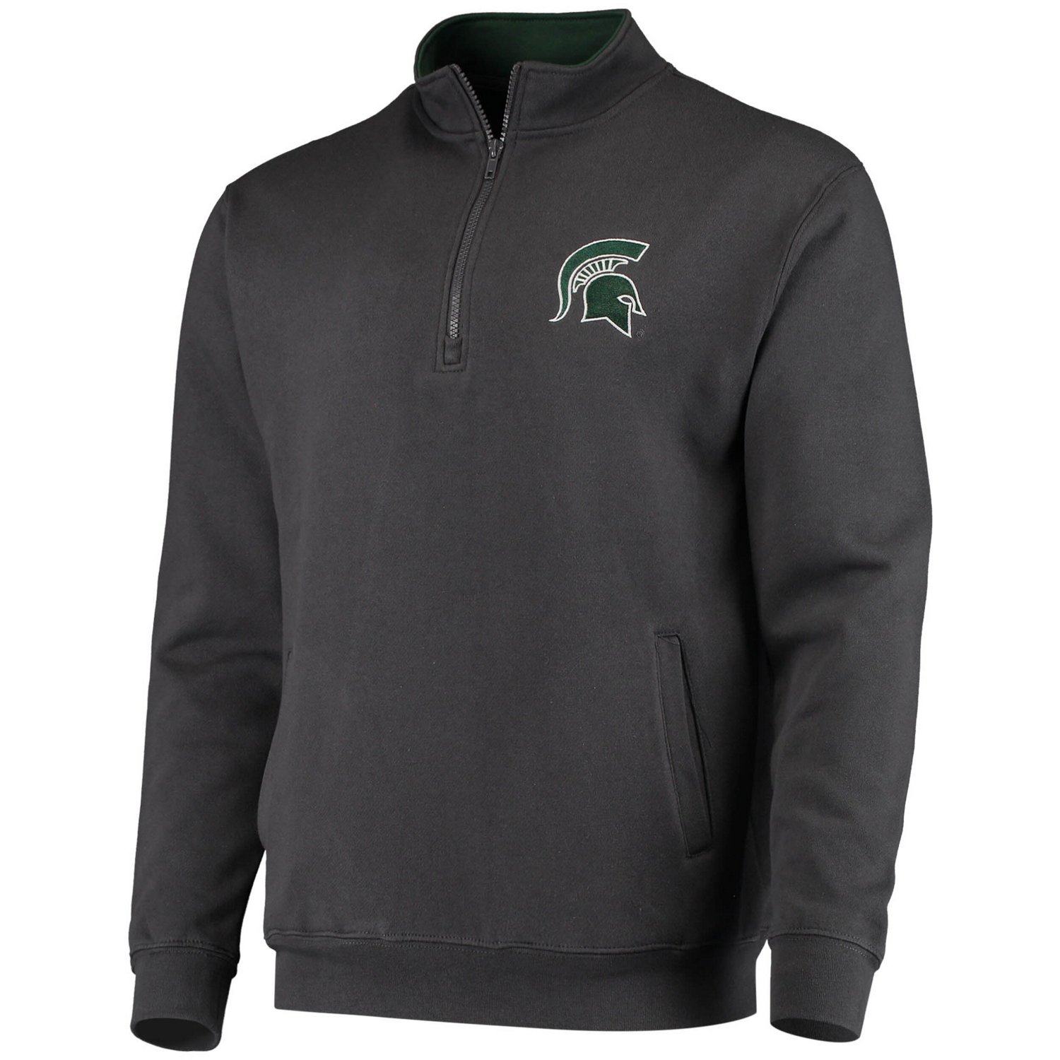 Colosseum Michigan State Spartans Tortugas Logo Quarter-Zip Jacket ...