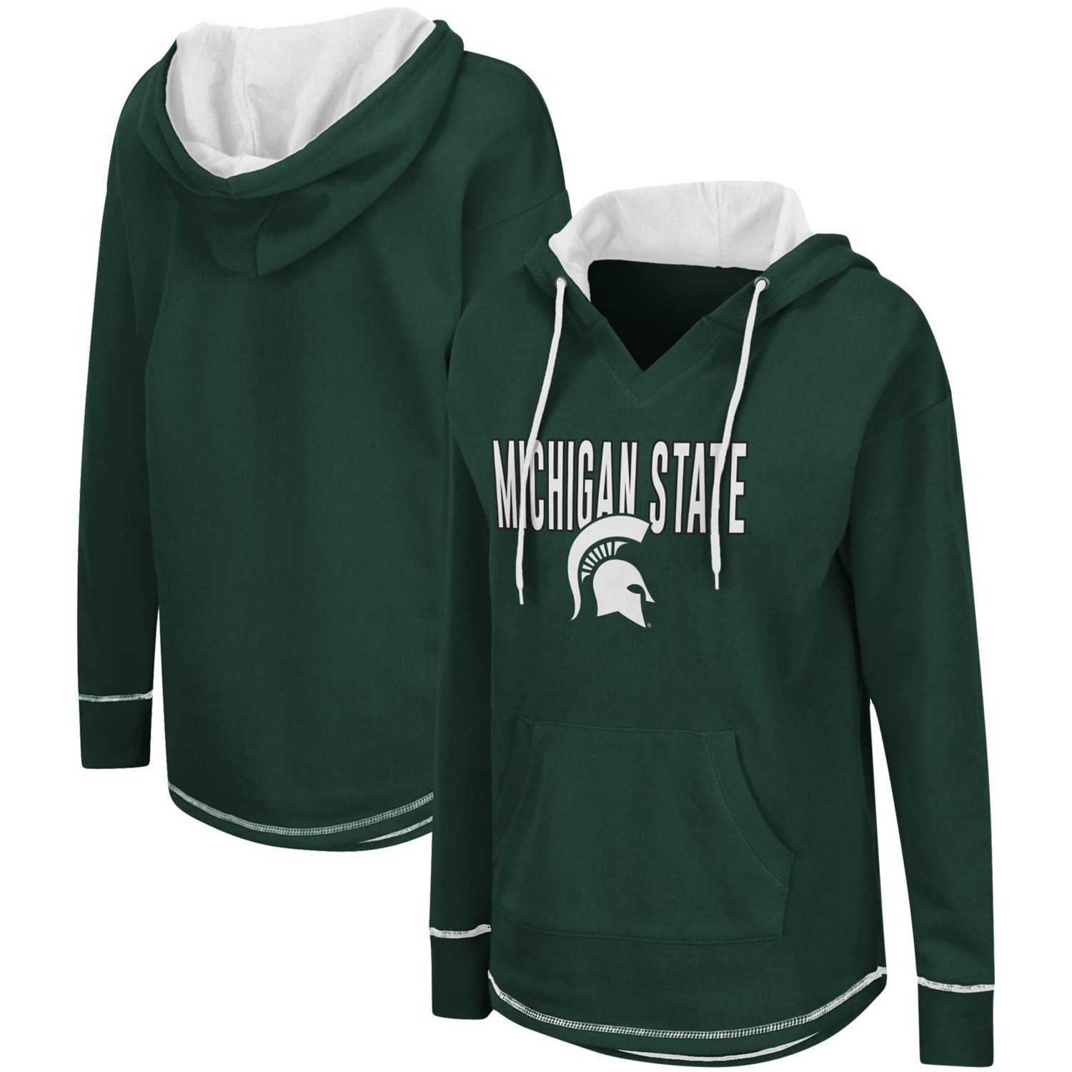 Colosseum Michigan State Spartans Tunic Pullover Hoodie | Academy