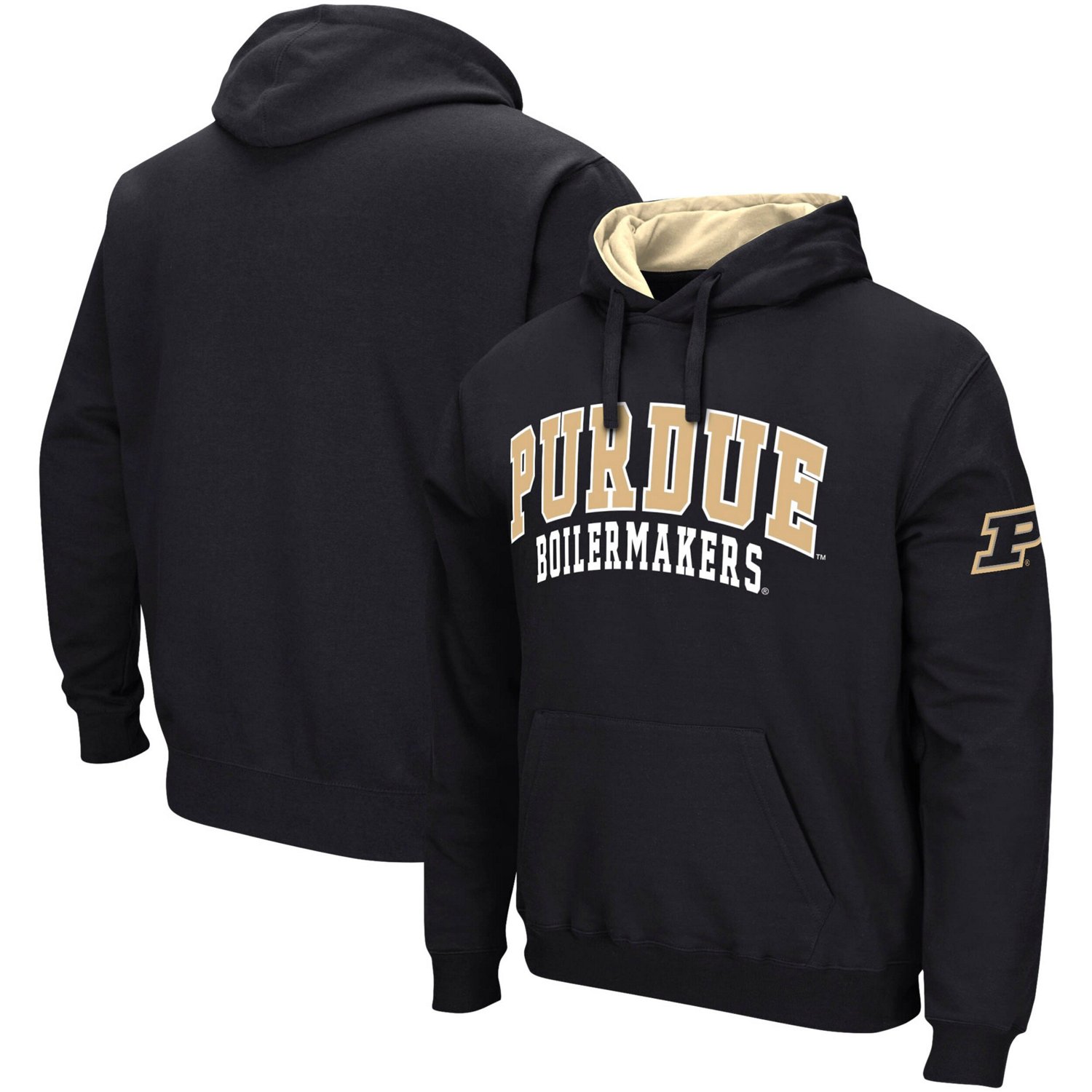 Colosseum Purdue Boilermakers Double Arch Pullover Hoodie | Academy