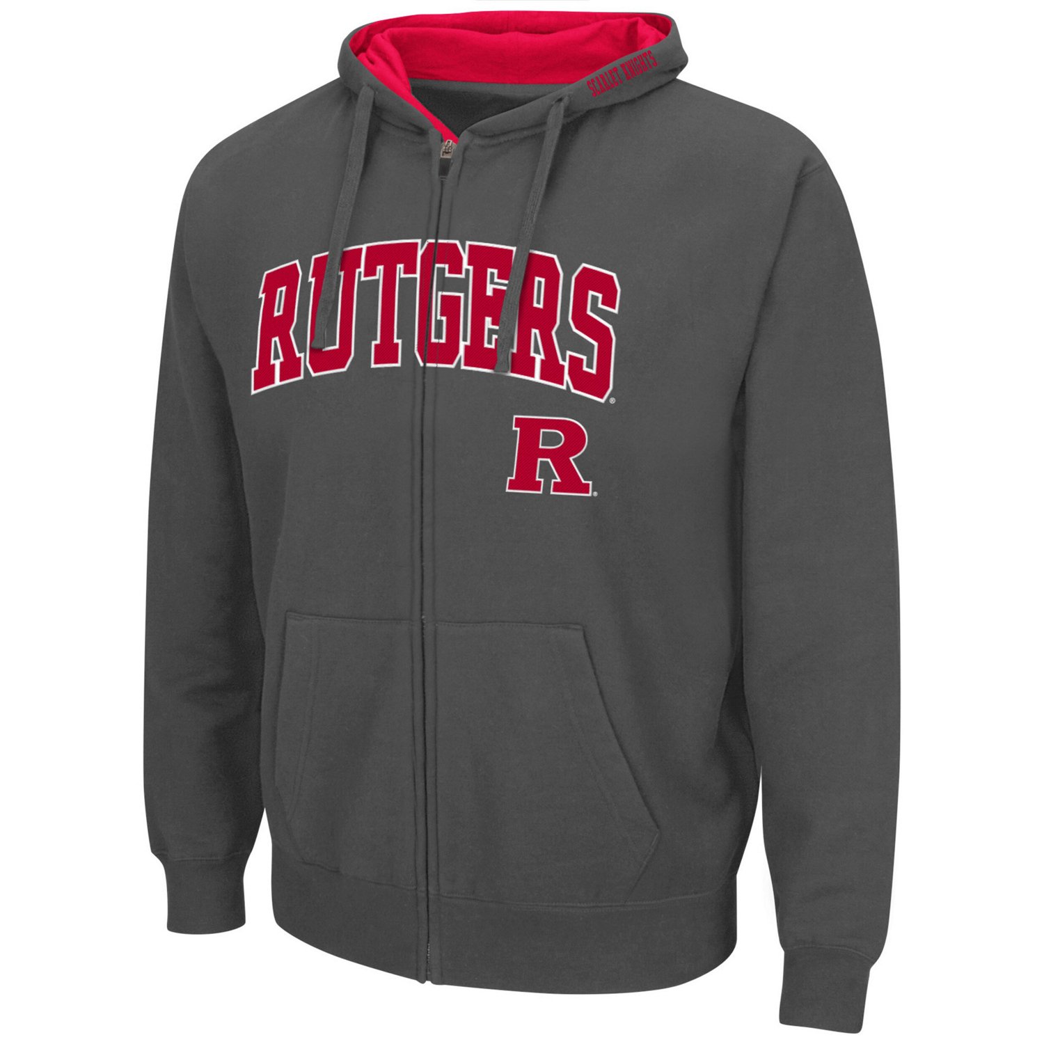 Colosseum Rutgers Scarlet Knights Arch Logo 30 Full-Zip Hoodie | Academy
