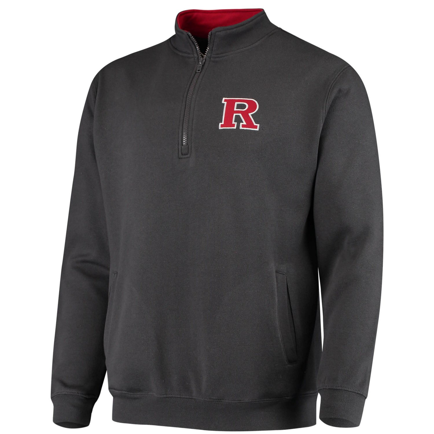 Colosseum Rutgers Scarlet Knights Tortugas Logo Quarter-Zip Jacket ...