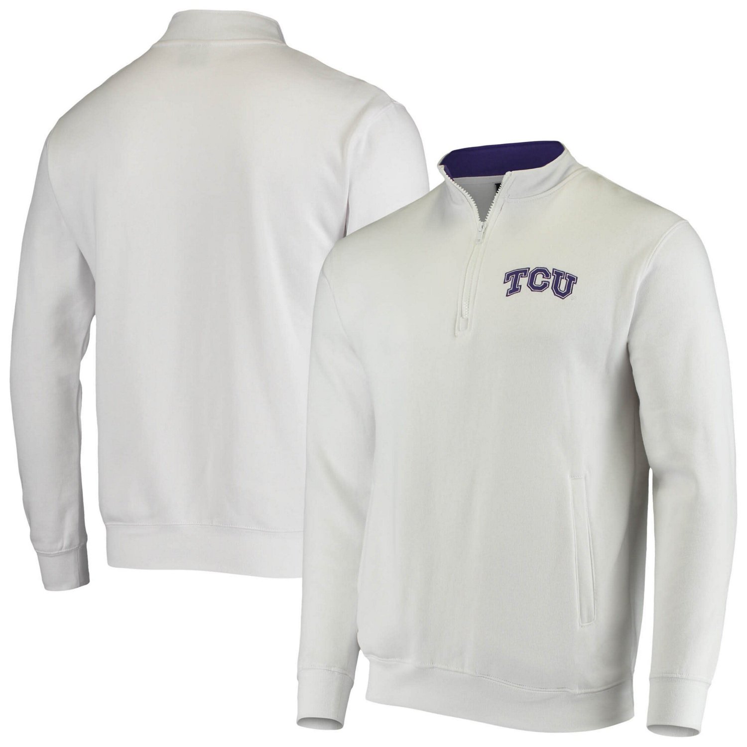 Colosseum TCU Horned Frogs Tortugas Logo Quarter-Zip Jacket | Academy