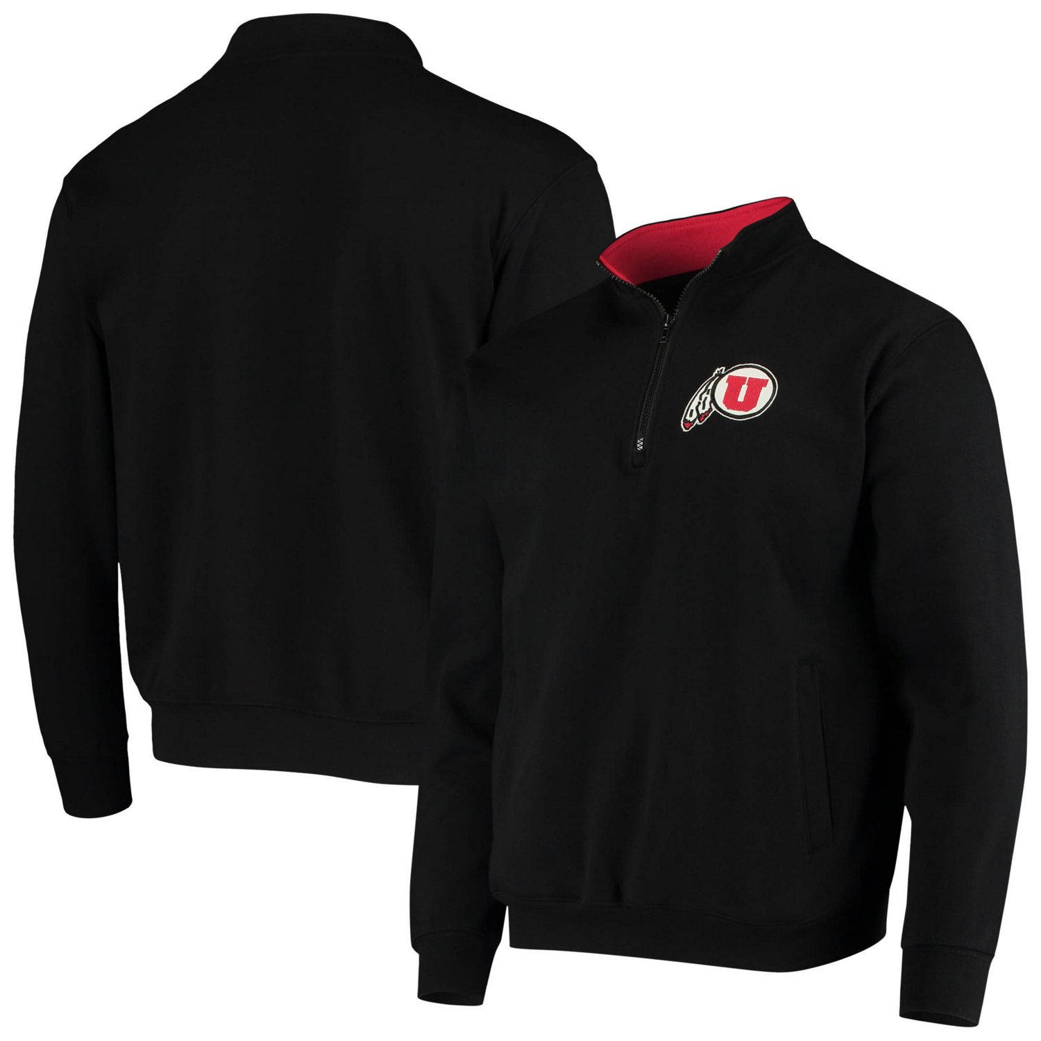 Colosseum Utah Utes Tortugas Logo Quarter-Zip Jacket | Academy