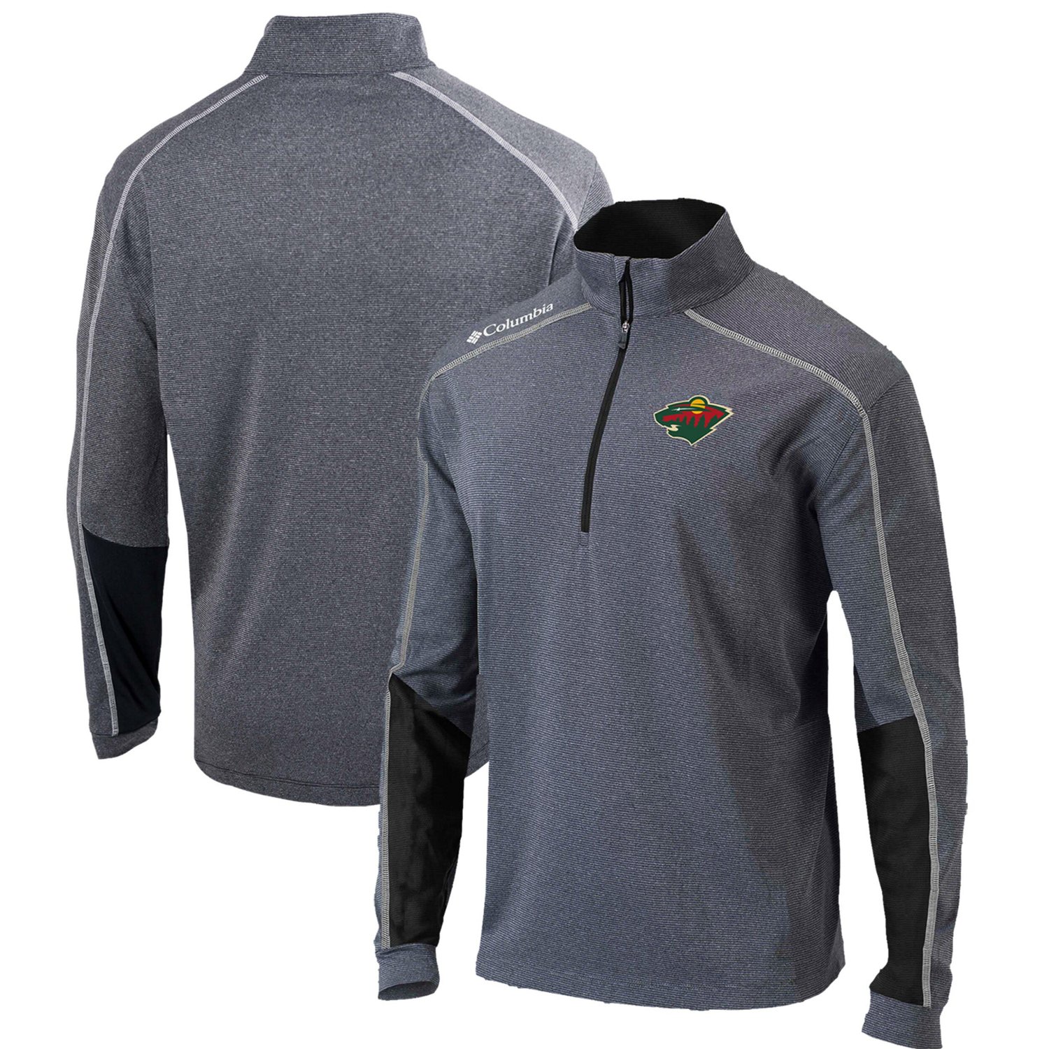 Columbia / Minnesota Wild Omni-Wick Shotgun 20 Quarter-Zip Pullover Top ...