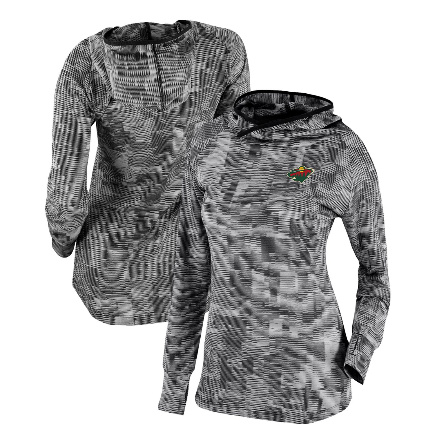 Columbia Minnesota Wild Omni-Wick Sunday Ball Pullover Hoodie | Academy