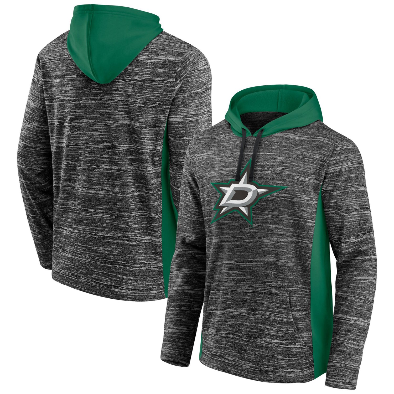 Fanatics Branded /Kelly Dallas Stars Instant Replay Space-Dye Pullover ...