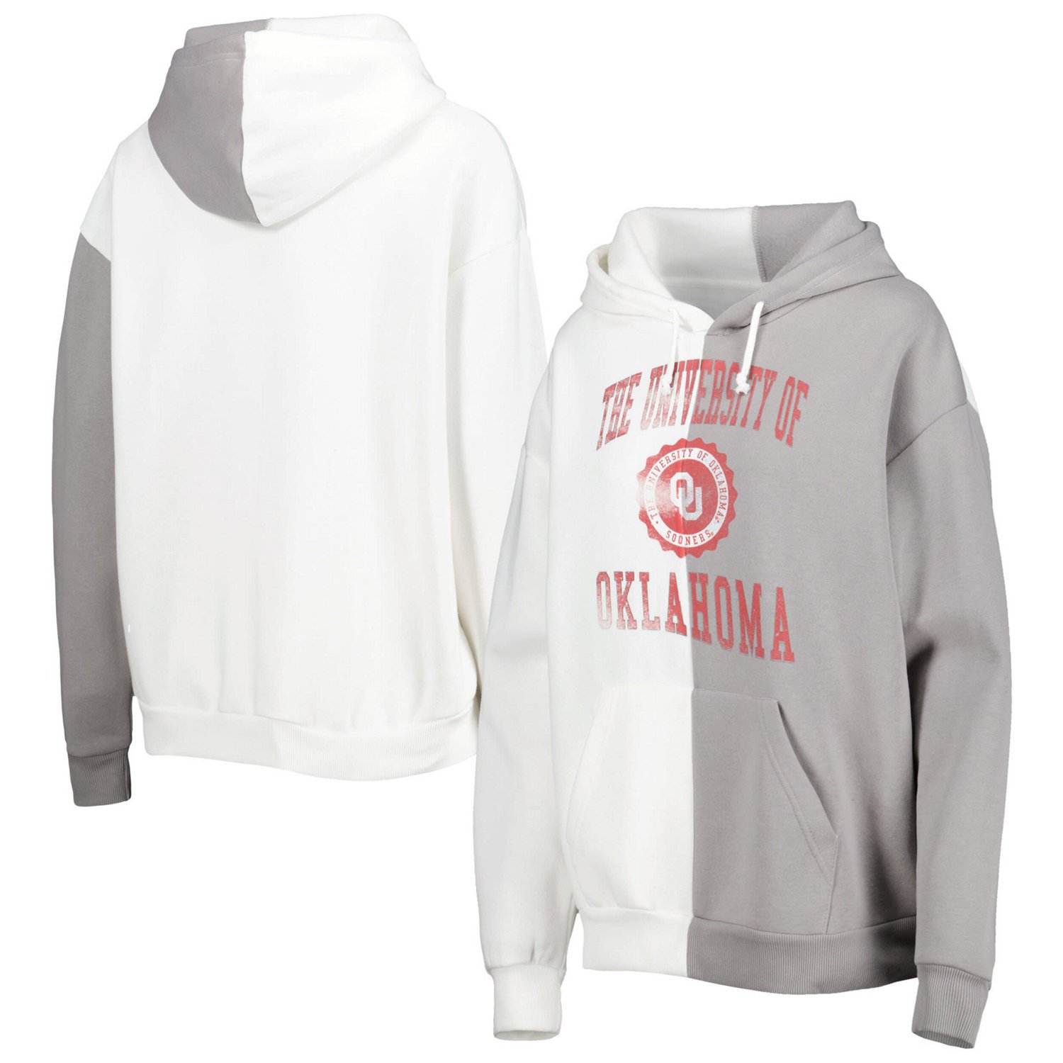 Gameday Couture Gray/ Oklahoma Sooners Split Pullover Hoodie | Academy