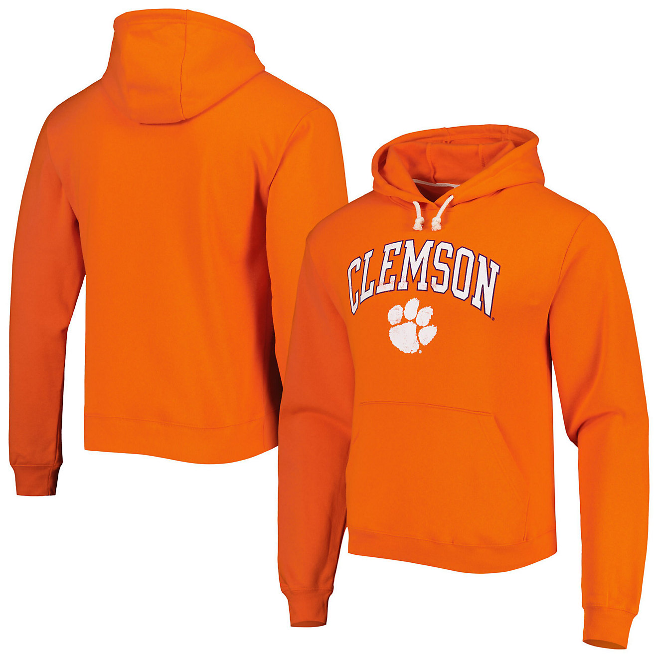 League Collegiate Wear Clemson Tigers Arch Essential Pullover Hoodie ... League Collegiate Wear Clemson Tigers Arch Essential Pullover Hoodie ...