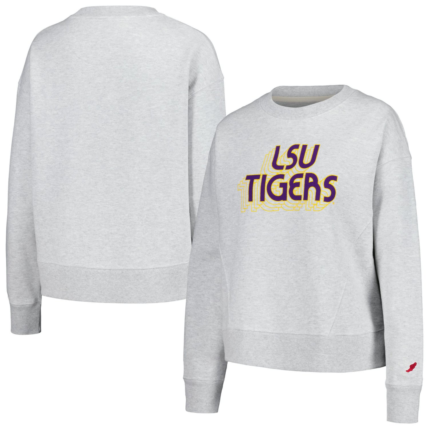 League Collegiate Wear LSU Tigers Boxy Pullover Sweatshirt | Academy