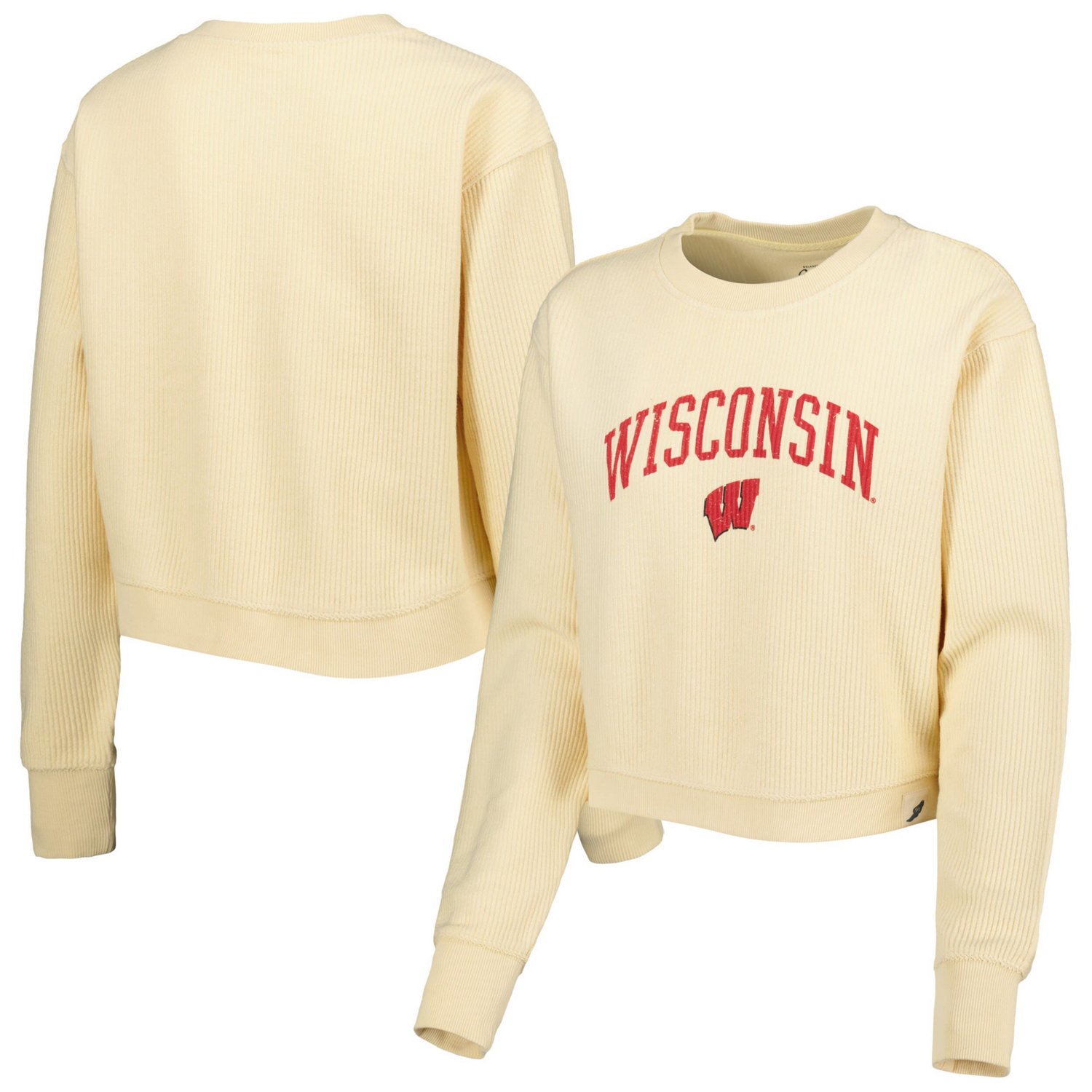 League Collegiate Wear Wisconsin Badgers Classic Campus Corded Timber ...