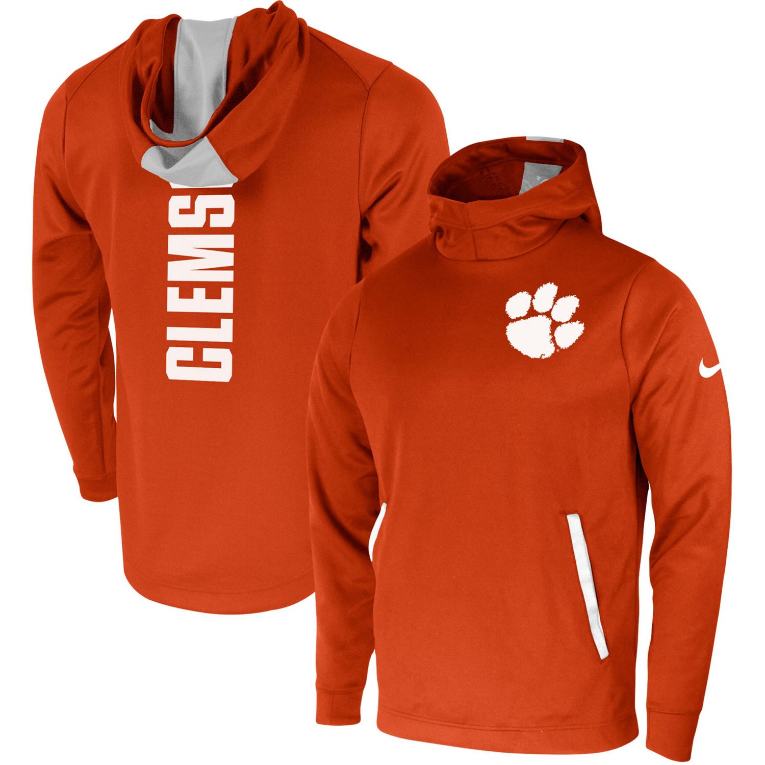 Nike Clemson Tigers 2-Hit Performance Pullover Hoodie | Academy