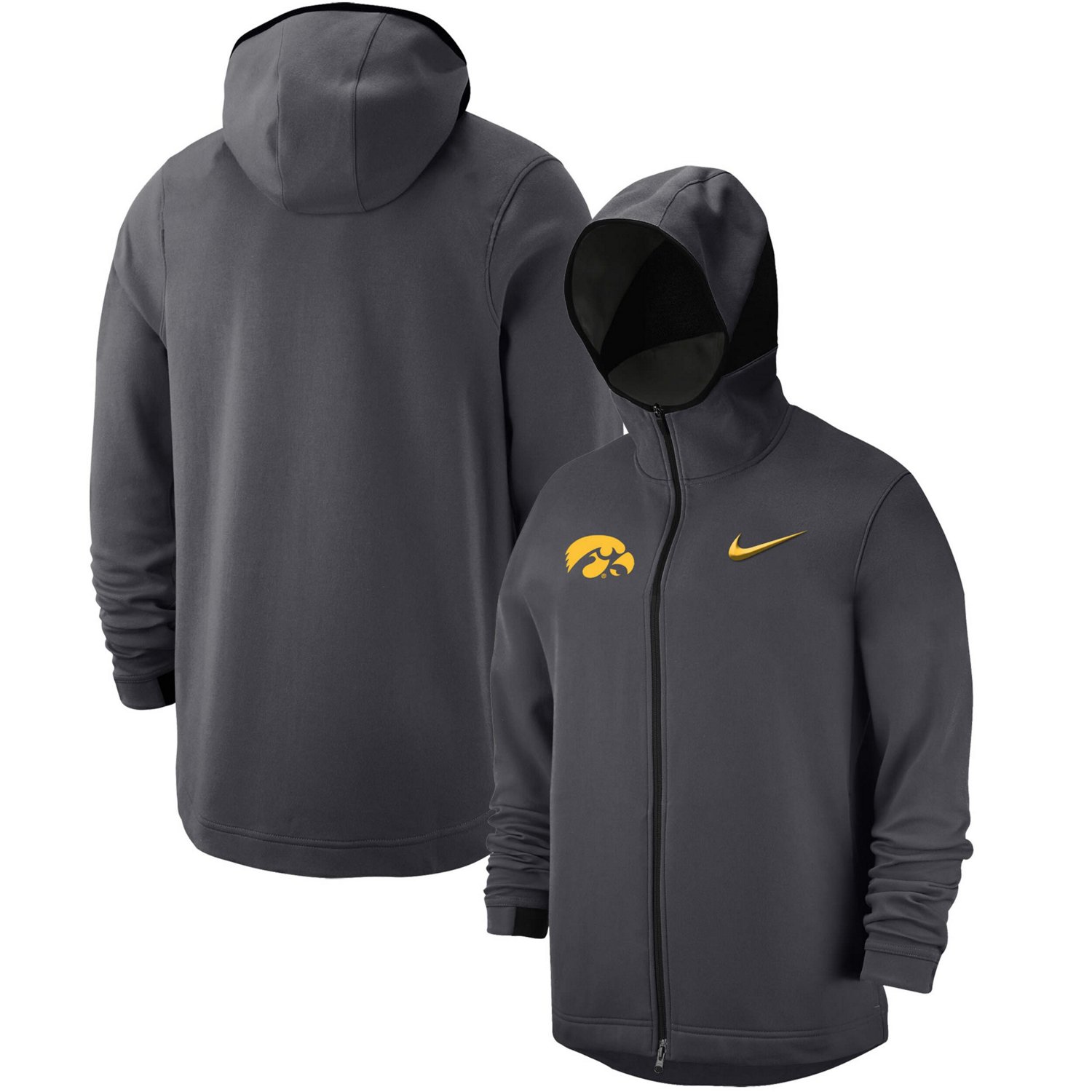 Nike Iowa Hawkeyes Tonal Showtime Full-Zip Hoodie | Academy
