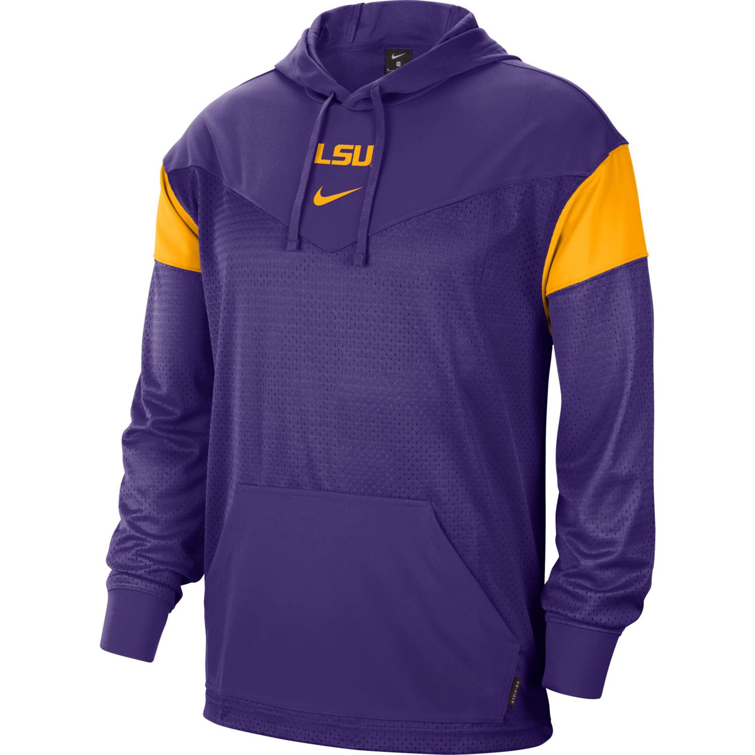 Nike LSU Tigers Sideline Jersey Pullover Hoodie | Academy