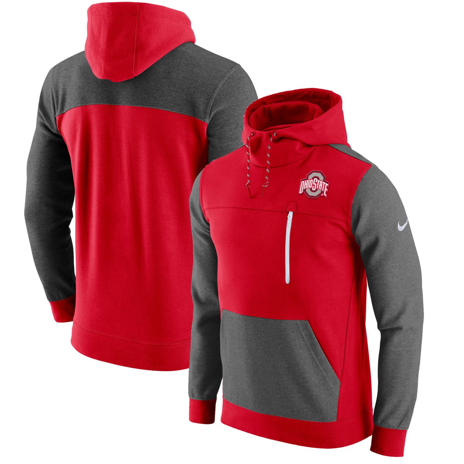 Nike Ohio State Buckeyes AV-15 20 Slim Fit Pullover Hoodie | Academy