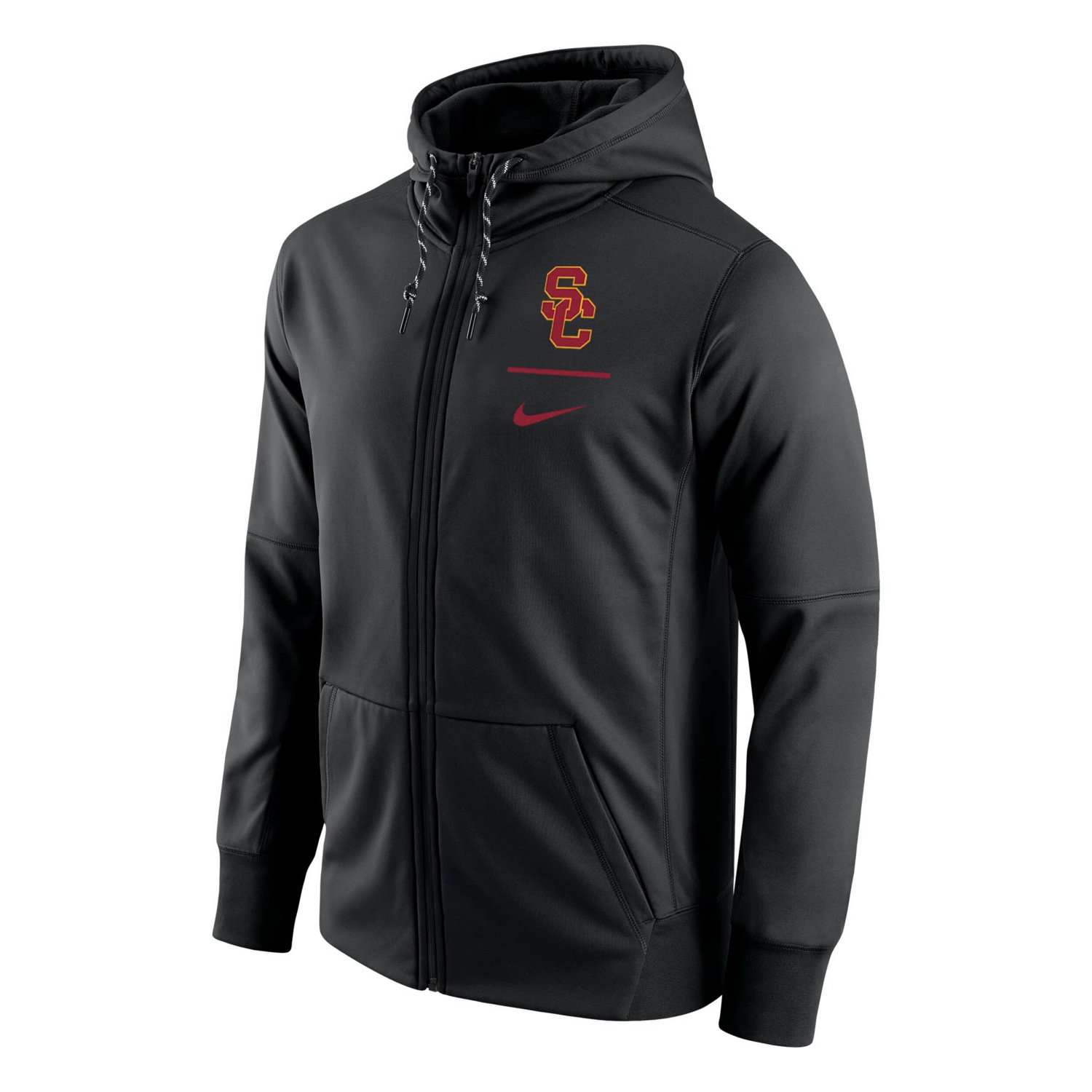 Nike USC Trojans Logo Stack Performance Full-Zip Hoodie | Academy