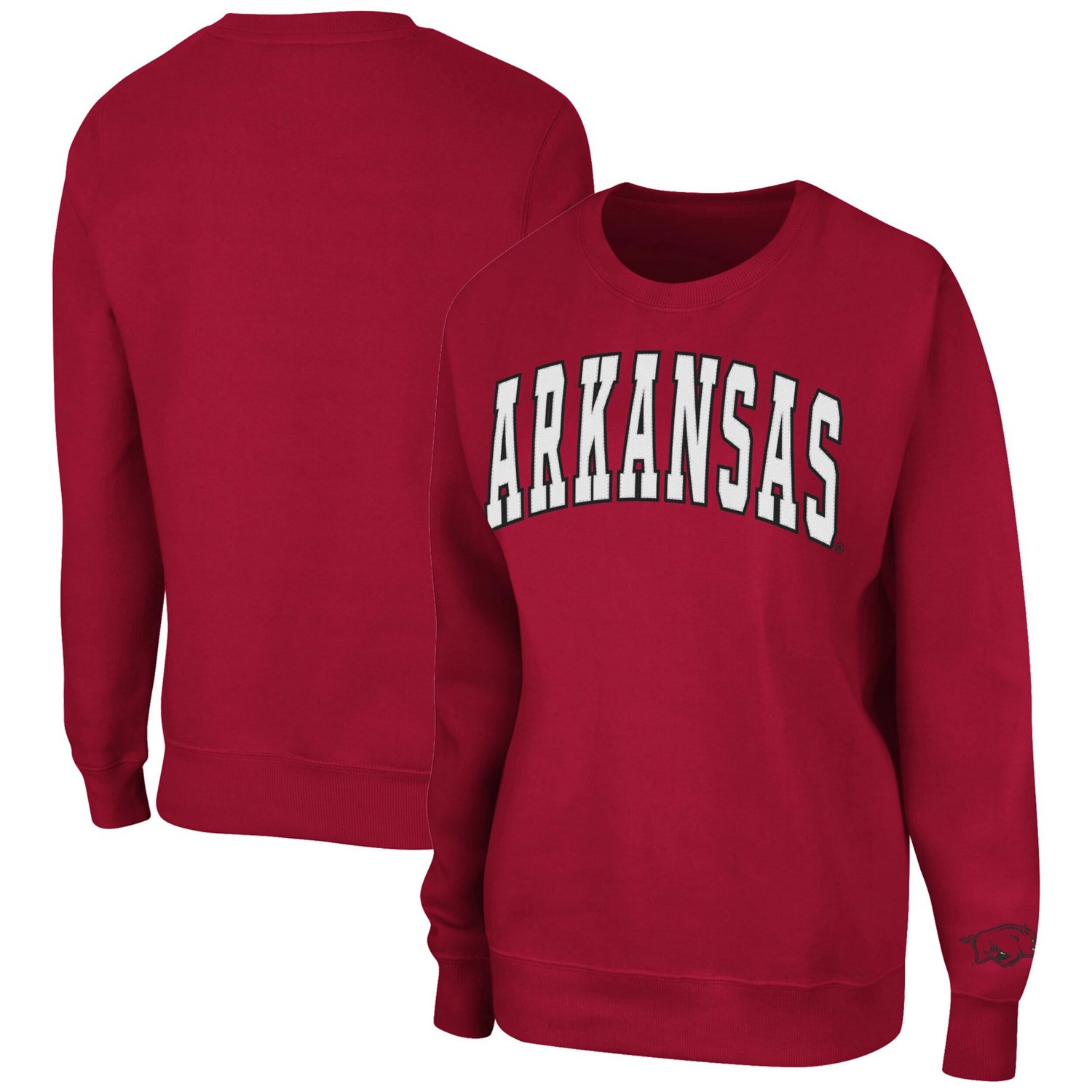 Colosseum Arkansas Razorbacks Campanile Pullover Sweatshirt | Academy