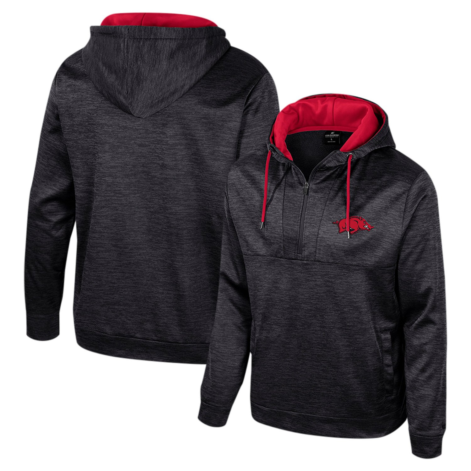 Colosseum Arkansas Razorbacks Cypher Half-Zip Hoodie | Academy
