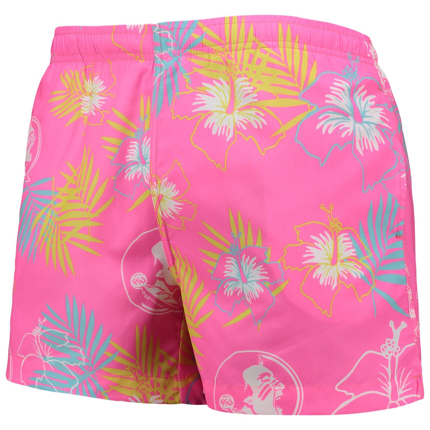 FOCO Florida State Seminoles Neon Floral Swim Trunks | Academy