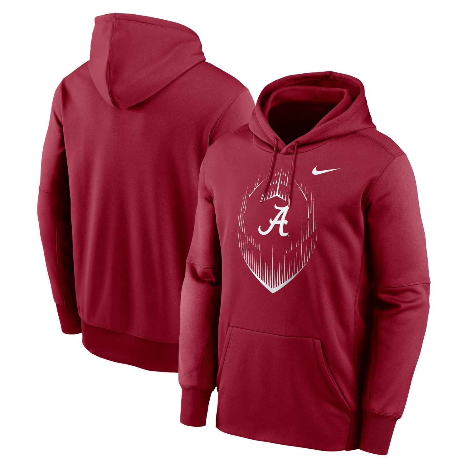 Nike Alabama Crimson Tide Football Icon Performance Fleece Pullover ...