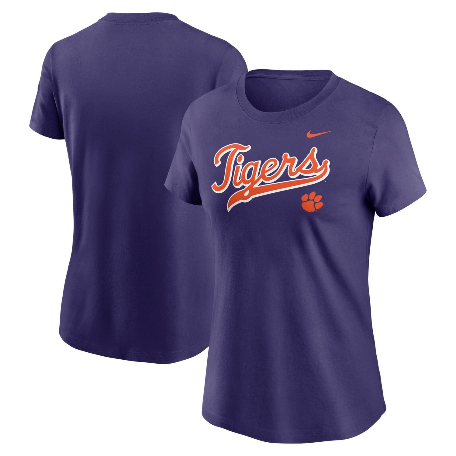 Nike Clemson Tigers Local Script T-Shirt | Academy