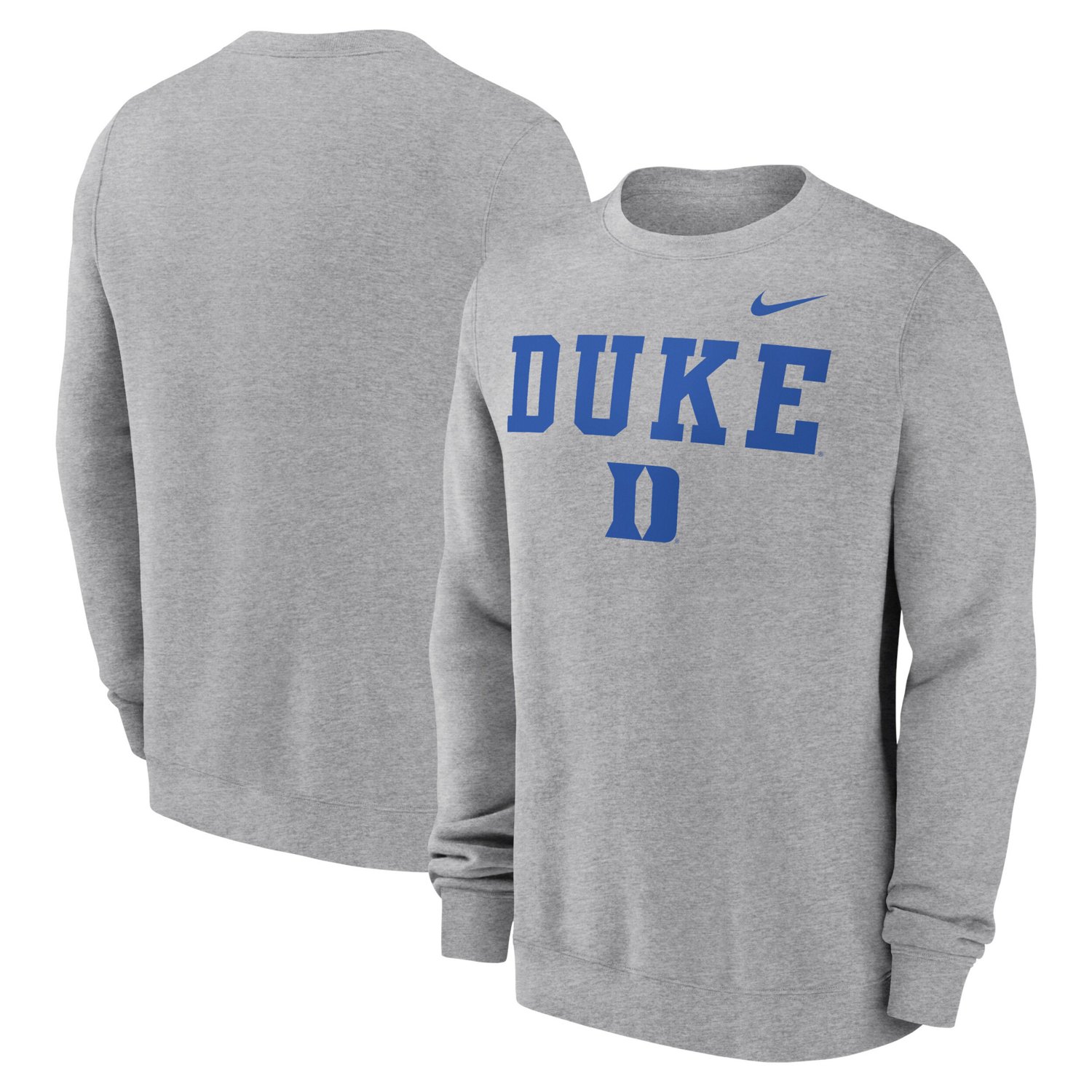 Nike Duke Blue Devils Primetime Primary Stack Pullover Sweatshirt | Academy