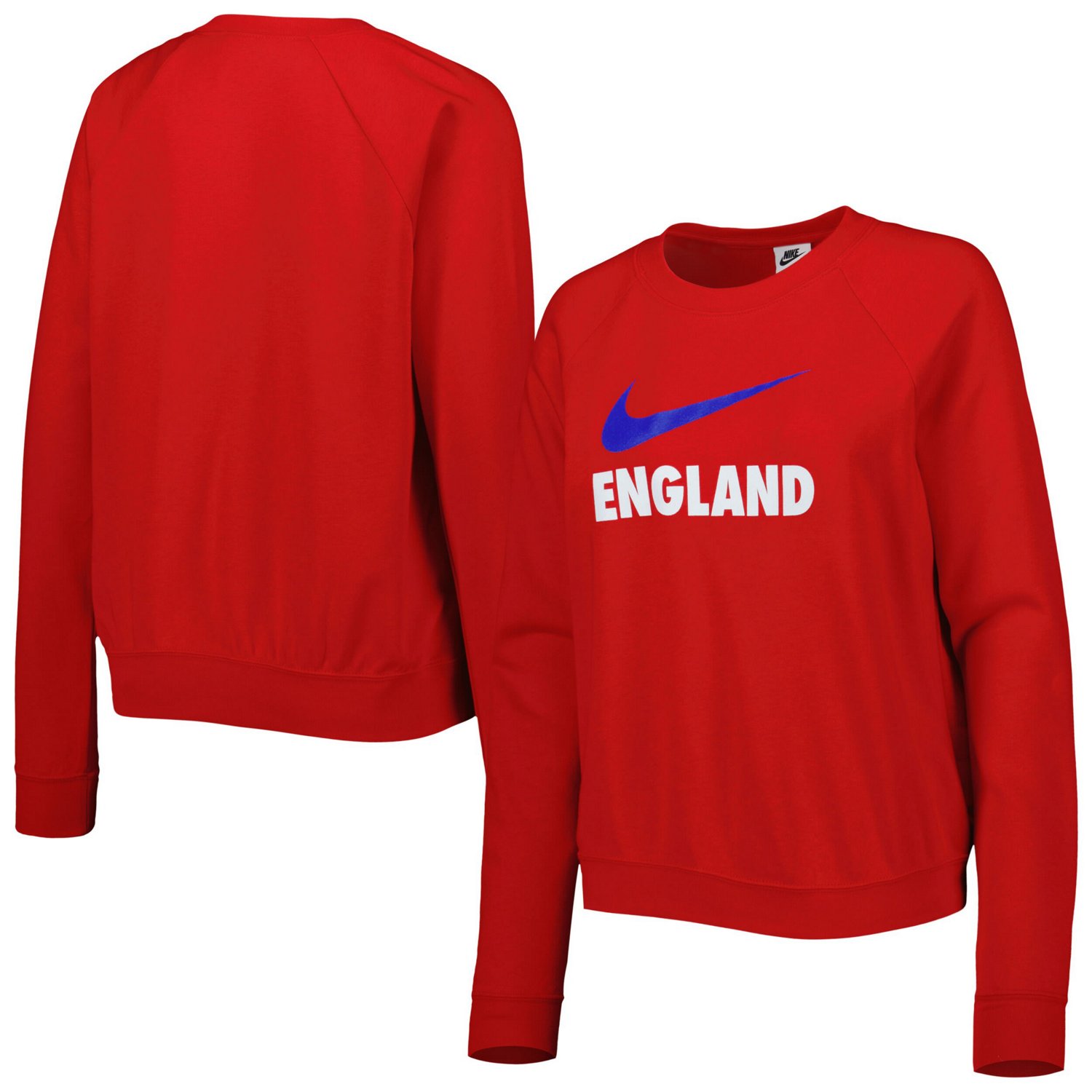Nike England National Team Lockup Varsity Tri-Blend Raglan Pullover ...