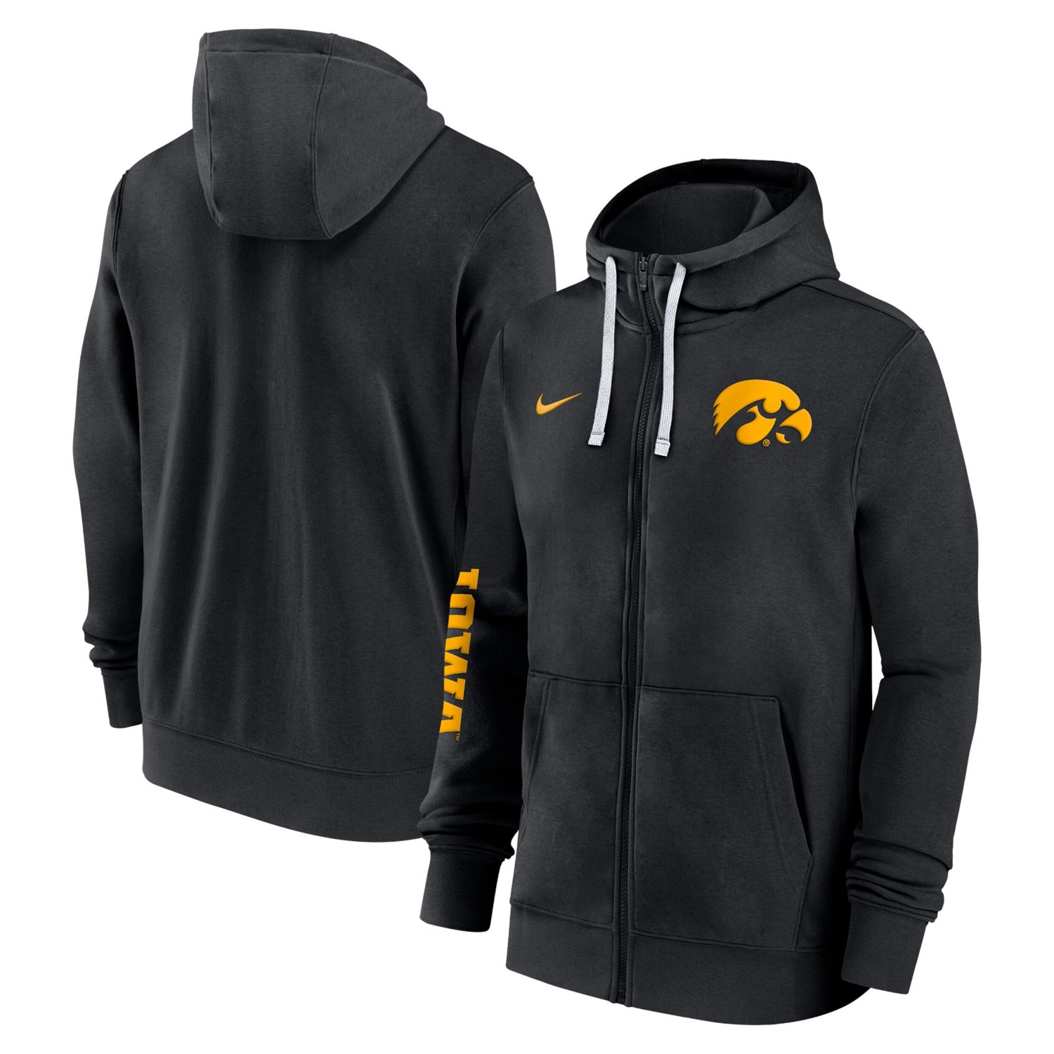 Nike Iowa Hawkeyes 2024 Sideline Full-Zip Hoodie | Academy