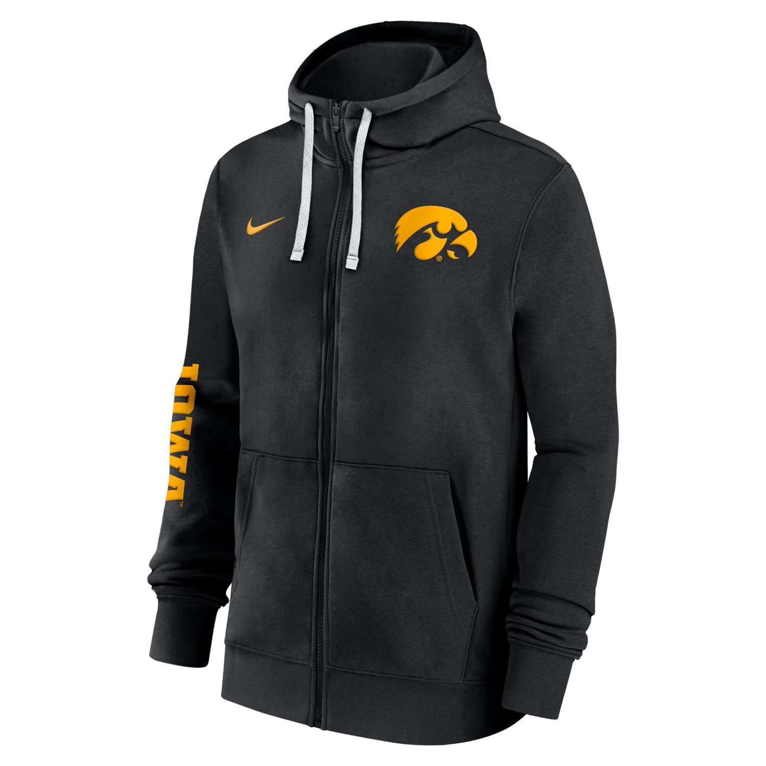 Nike Iowa Hawkeyes 2024 Sideline Full-Zip Hoodie | Academy