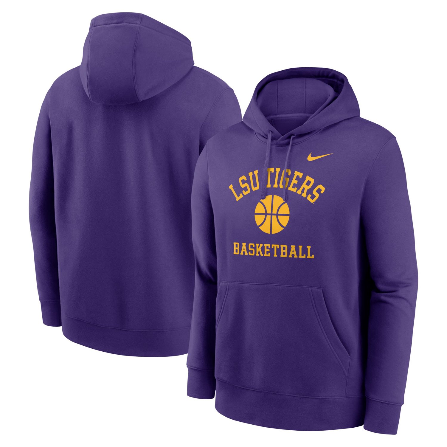 Nike LSU Tigers Basketball Arch Pullover Hoodie | Academy