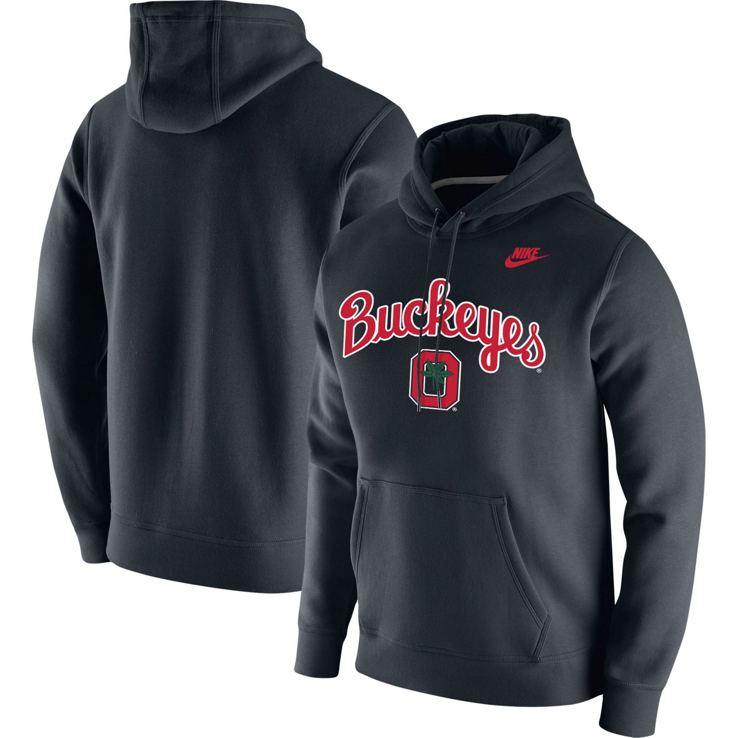 Nike Ohio State Buckeyes Script Vintage School Logo Pullover Hoodie ...