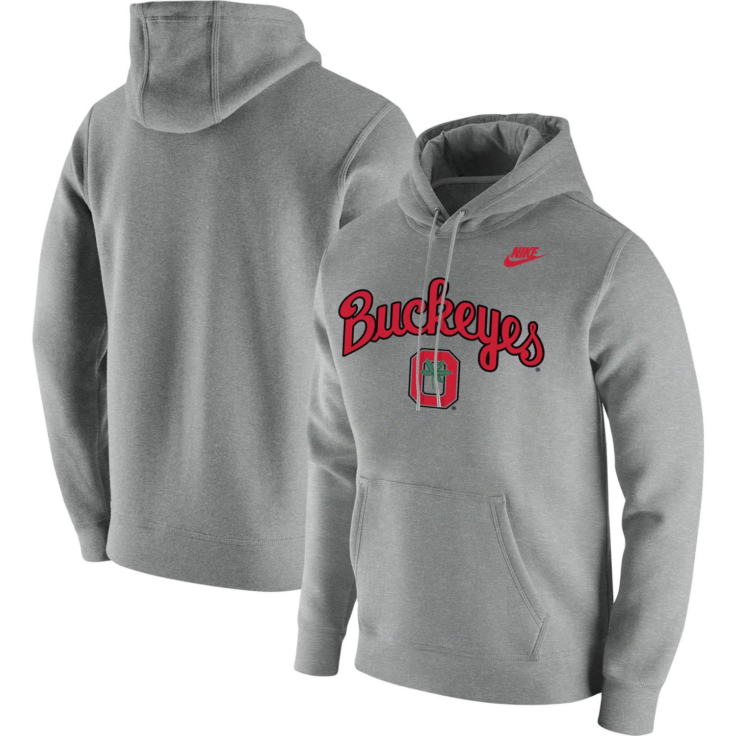 Nike Ohio State Buckeyes Script Vintage School Logo Pullover Hoodie ...