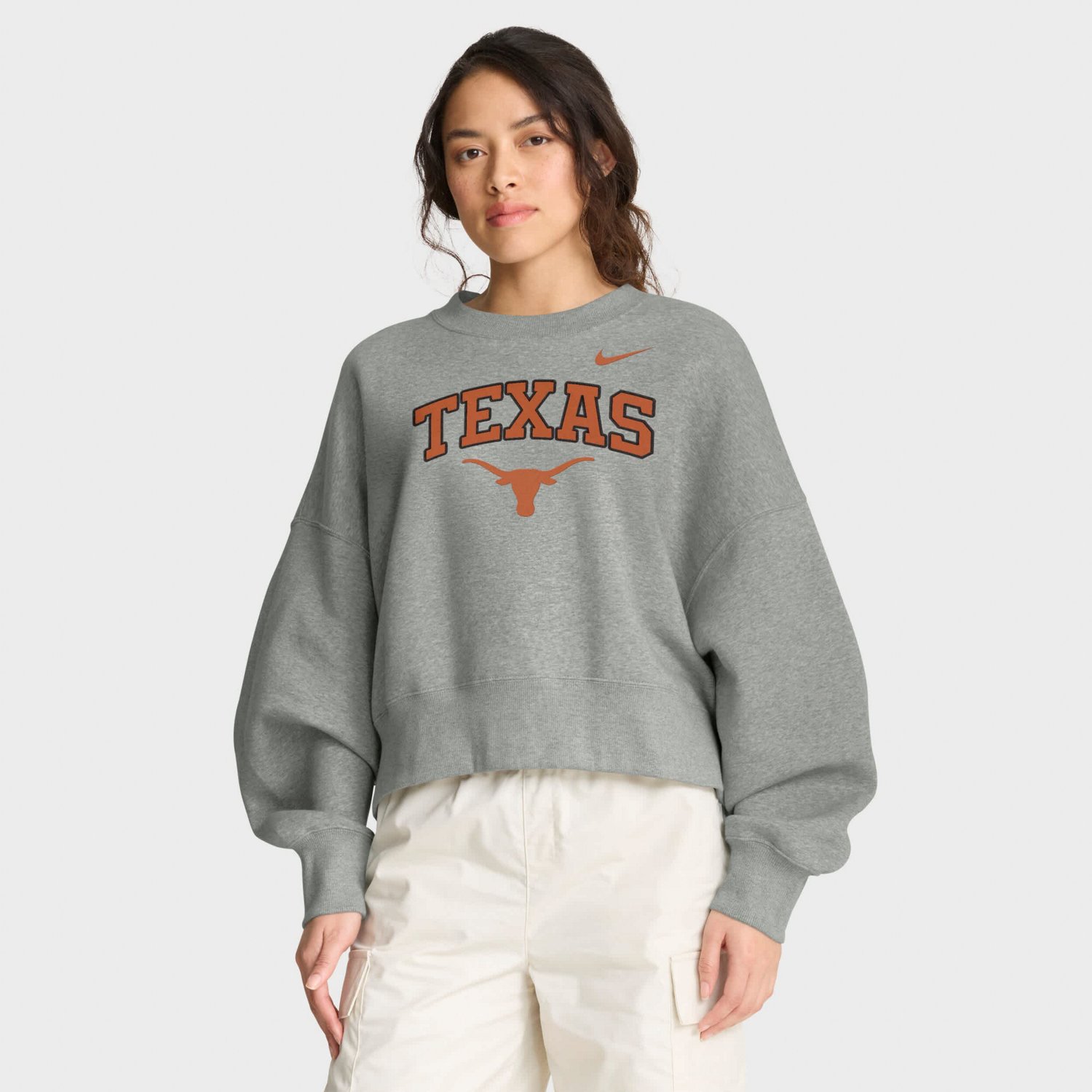 Nike Texas Longhorns Oversized Phoenix Arch Pullover Sweatshirt | Academy