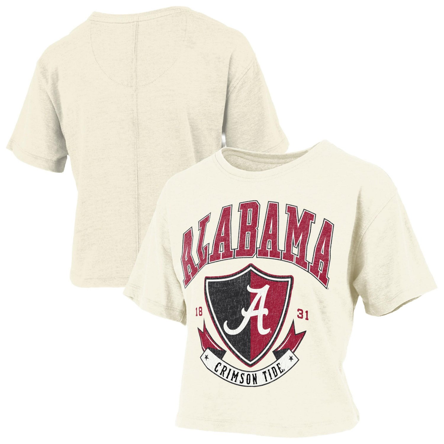 Pressbox Alabama Crimson Tide Buckler Vintage Cropped T-Shirt | Academy