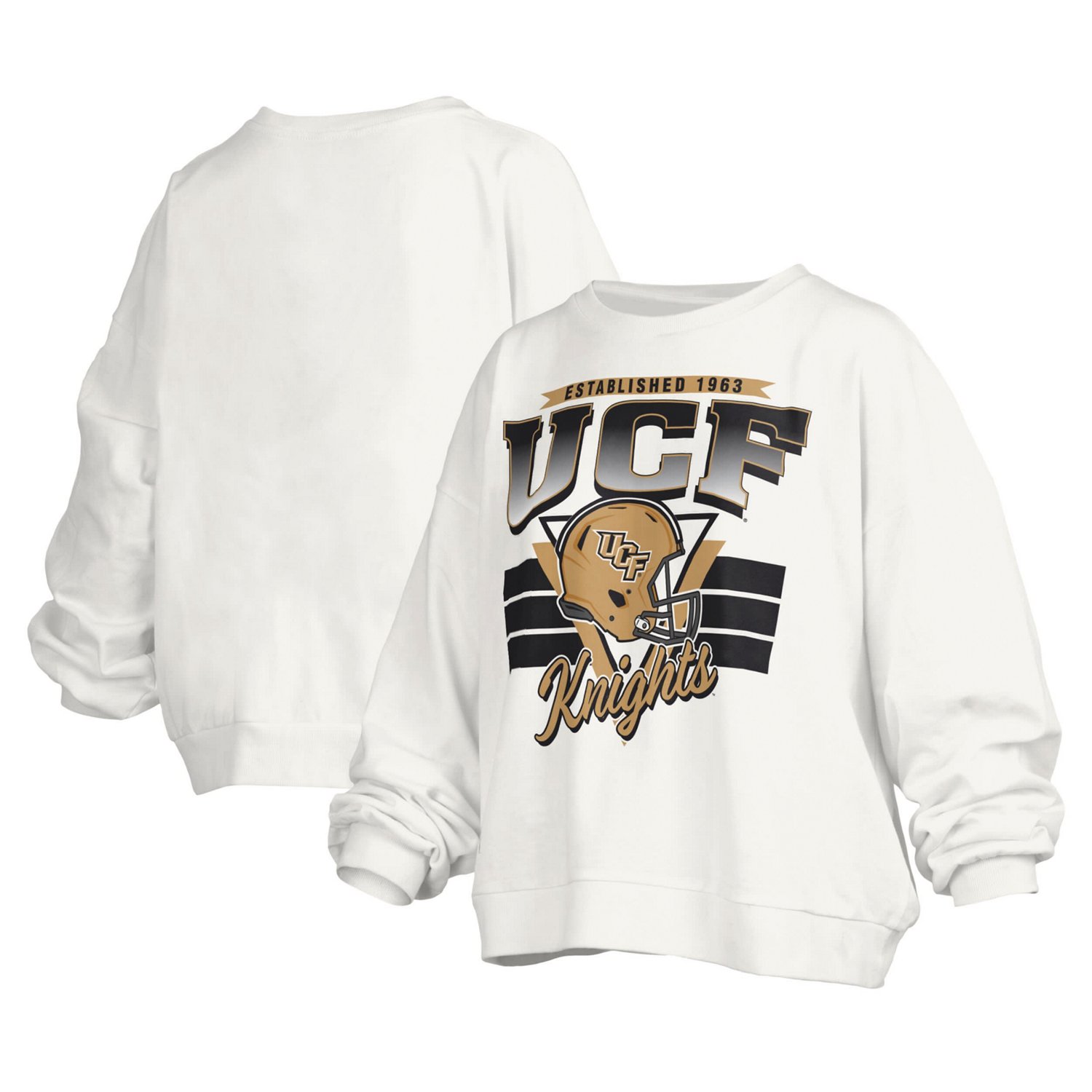 Pressbox UCF Knights Janice Retro Logo Oversized Pullover Sweatshirt ...