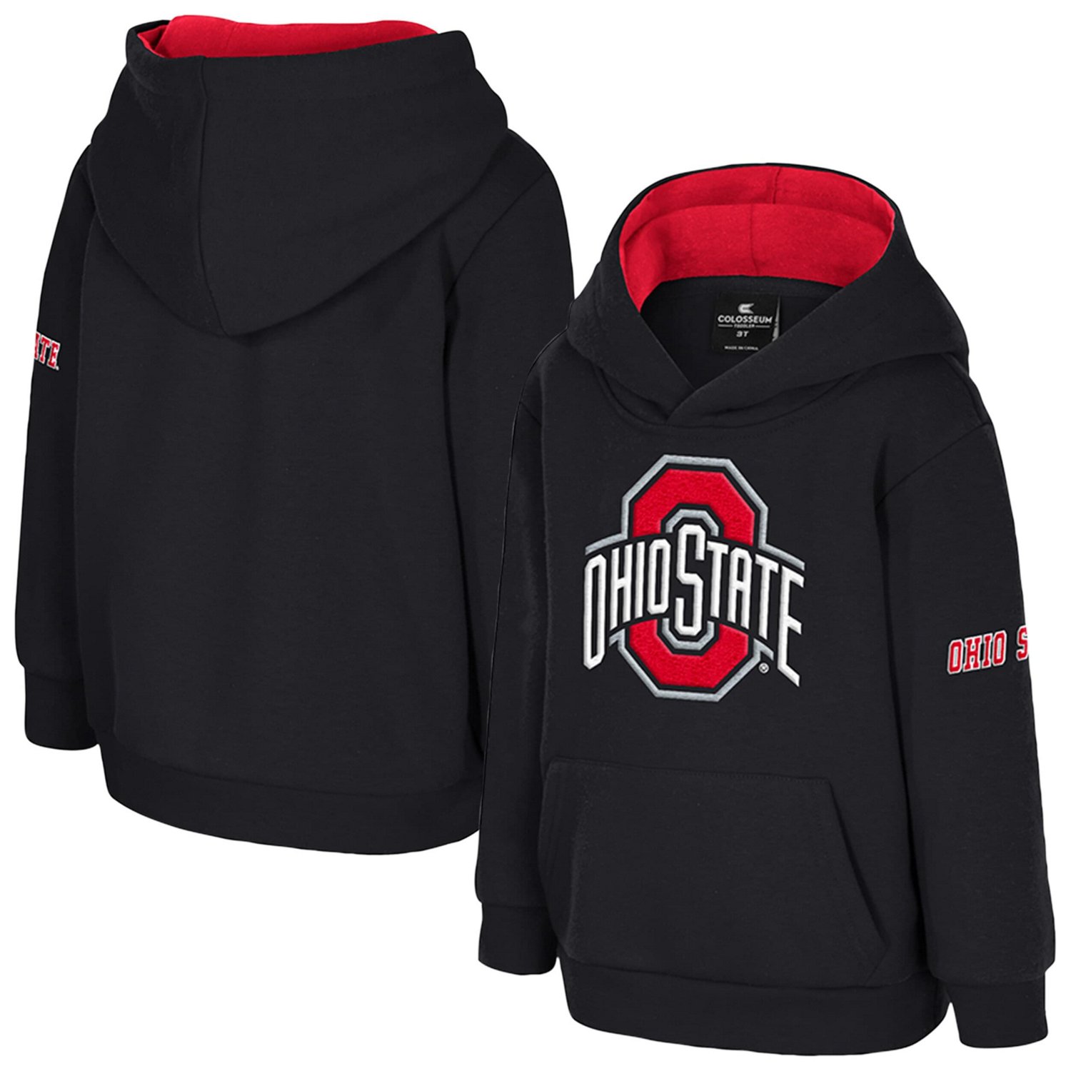 Toddler Colosseum Ohio State Buckeyes Big Logo Volume Fleece Pullover ...
