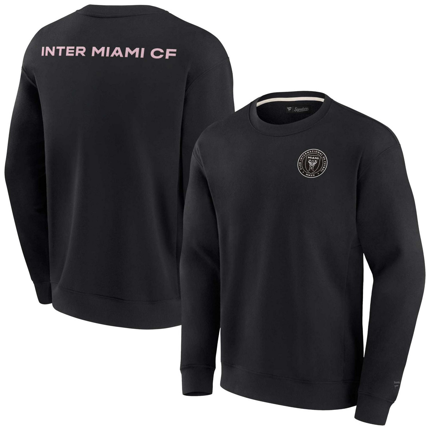 Unisex Fanatics Inter Miami CF Super Soft Pullover Crew Sweatshirt ...