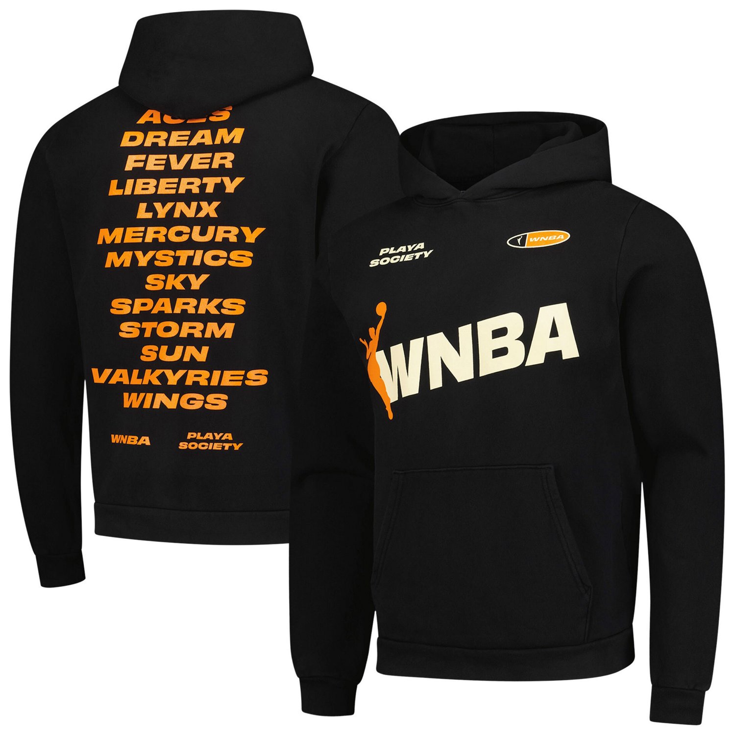 Unisex Playa Society WNBA Team Pullover Hoodie | Academy