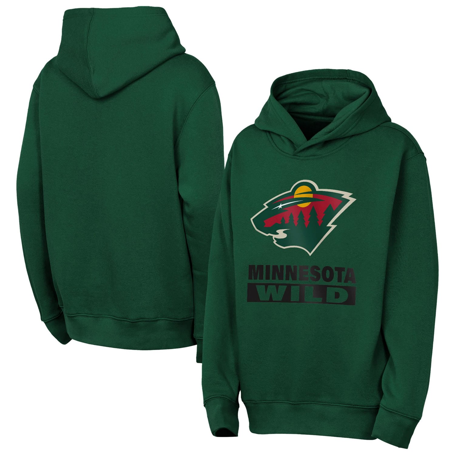 Youth Outerstuff Minnesota Wild Back to Basics Hoodie | Academy
