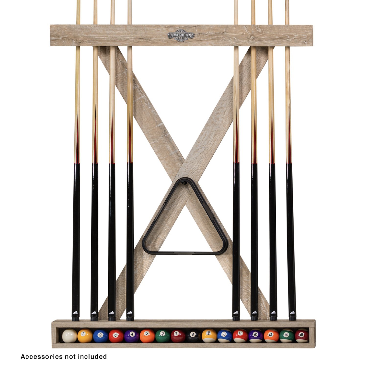 American Legend X-Billiard Cue Wall Rack | Academy