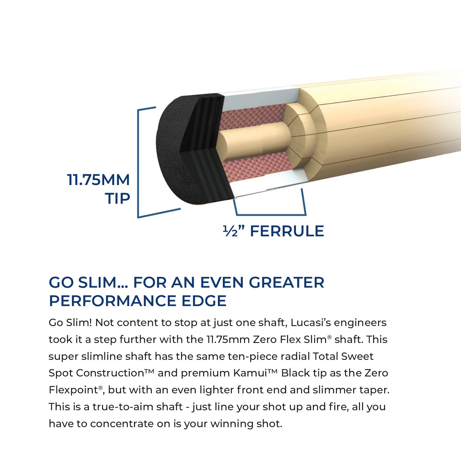 Lucasi 2-Piece Maple Pool Cue | Academy