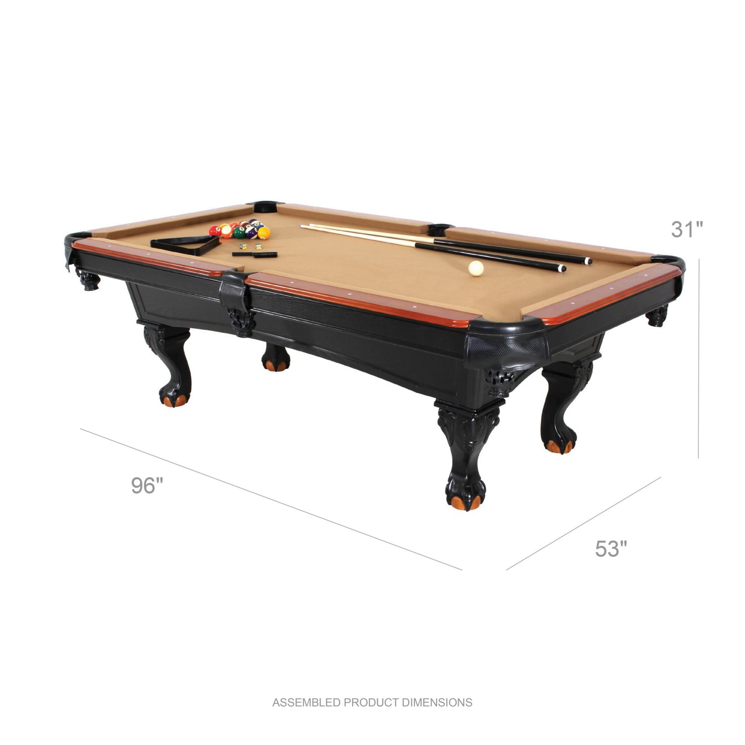Minnesota Fats 8 ft Covington Pool Table | Academy