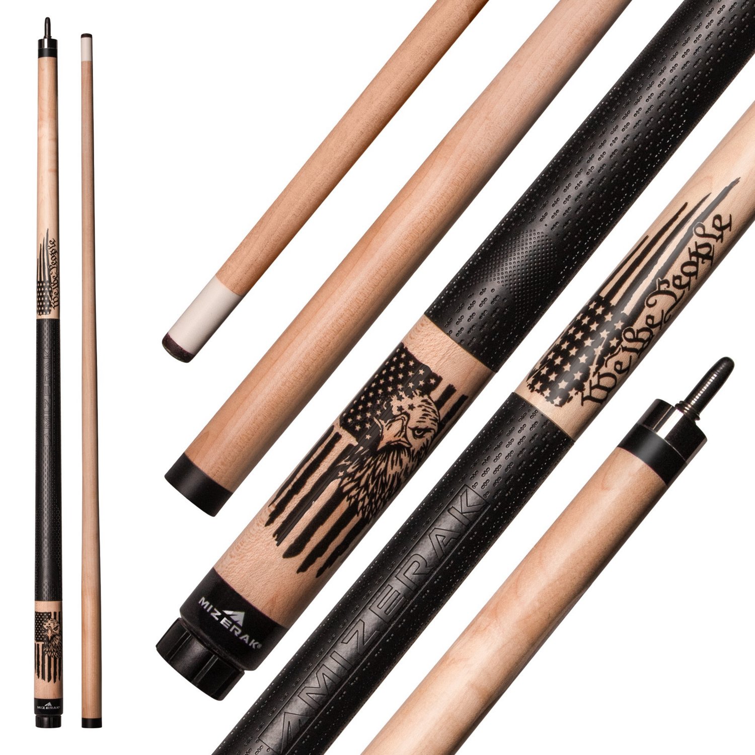 Mizerak 58 in 2-Piece Canadian Maple Cue | Academy